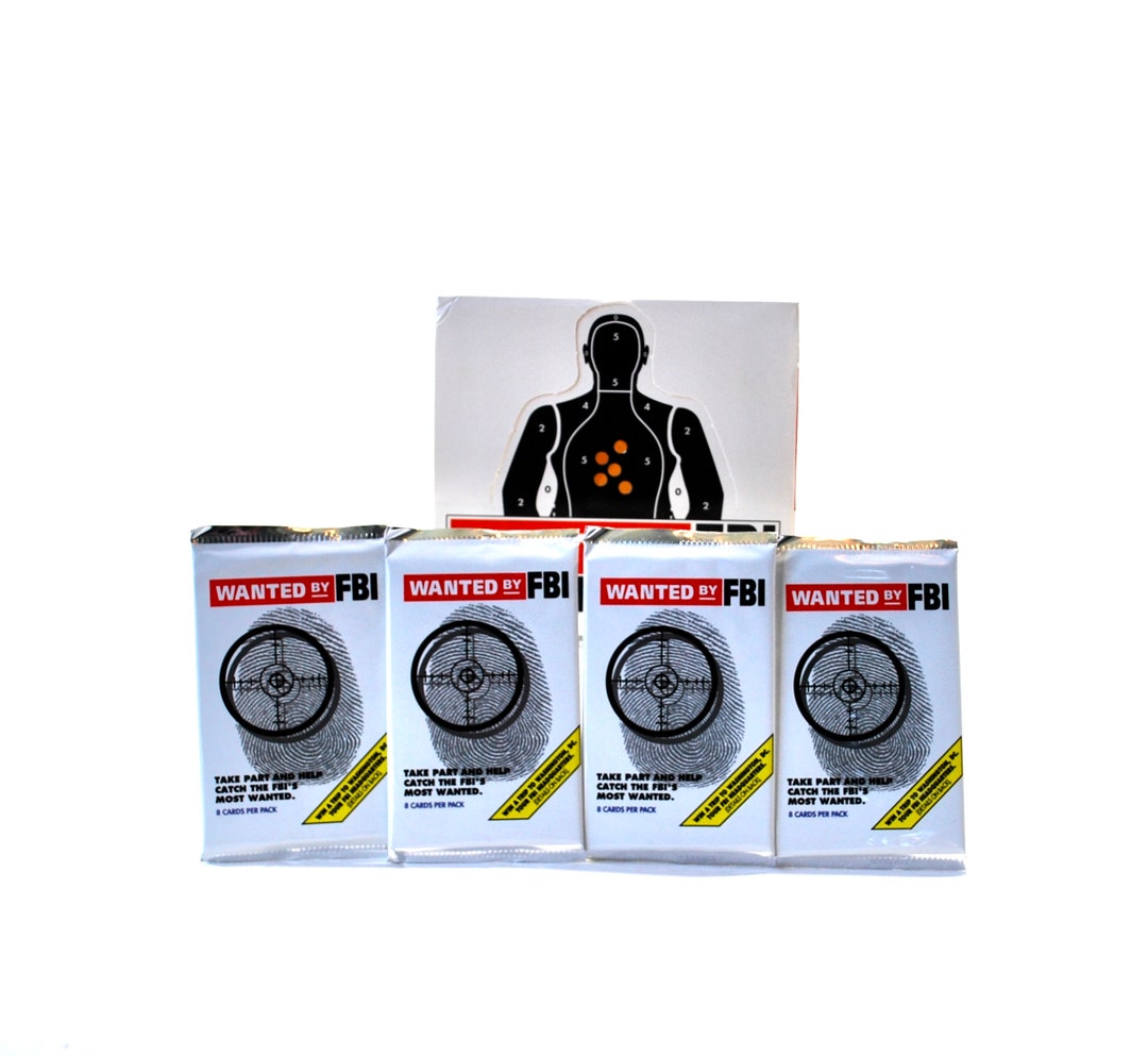 4 Packs of Wanted by FBI Trading Cards True Crime 1993 - Etsy