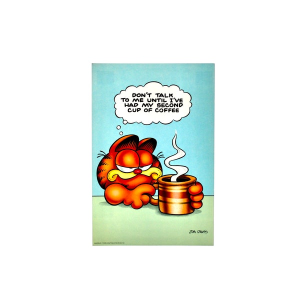 Garfield Coffee Cup - Etsy