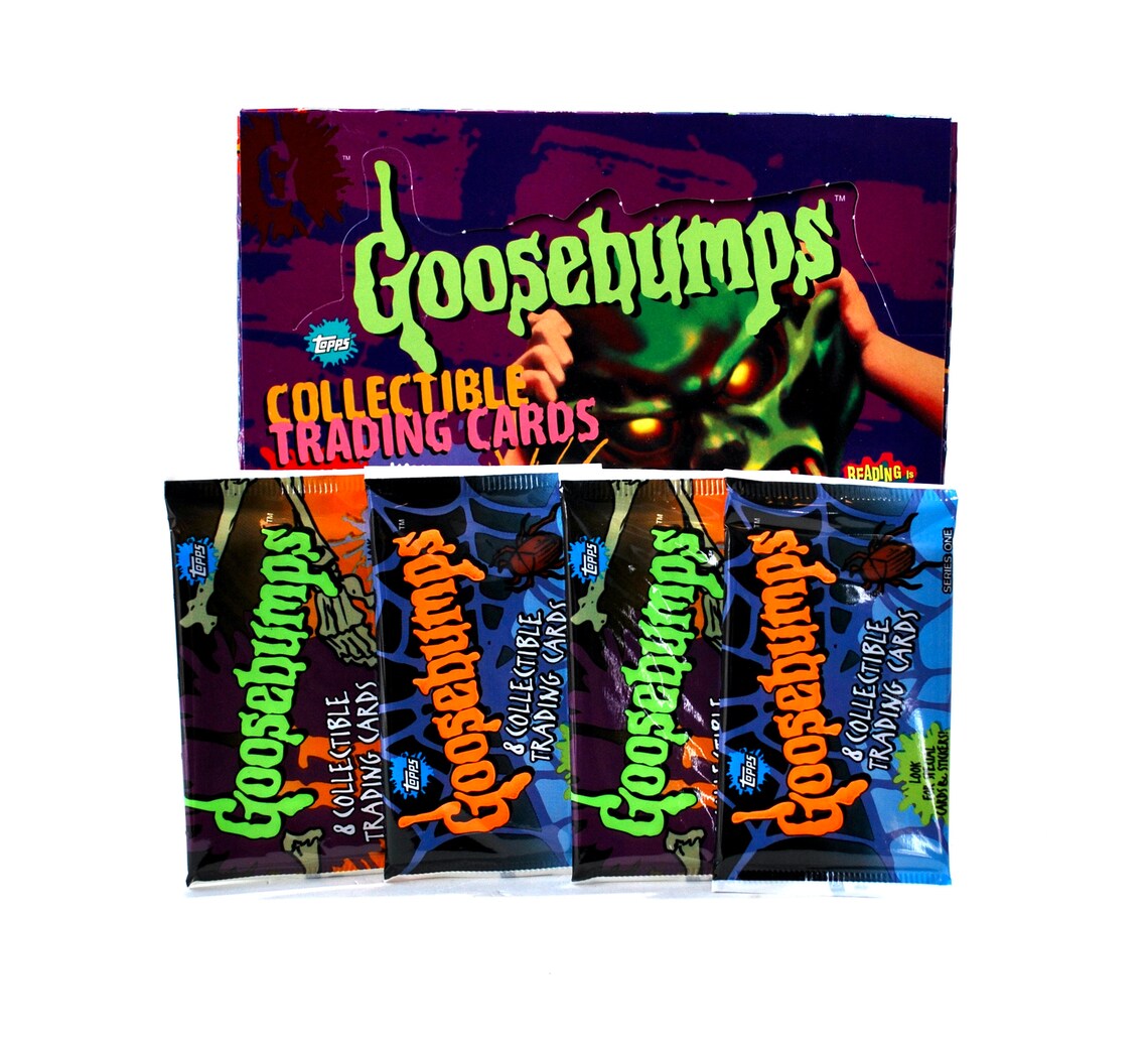 4 Packs of Goosebumps Trading Card Packs by Topps R.L. Stine - Etsy