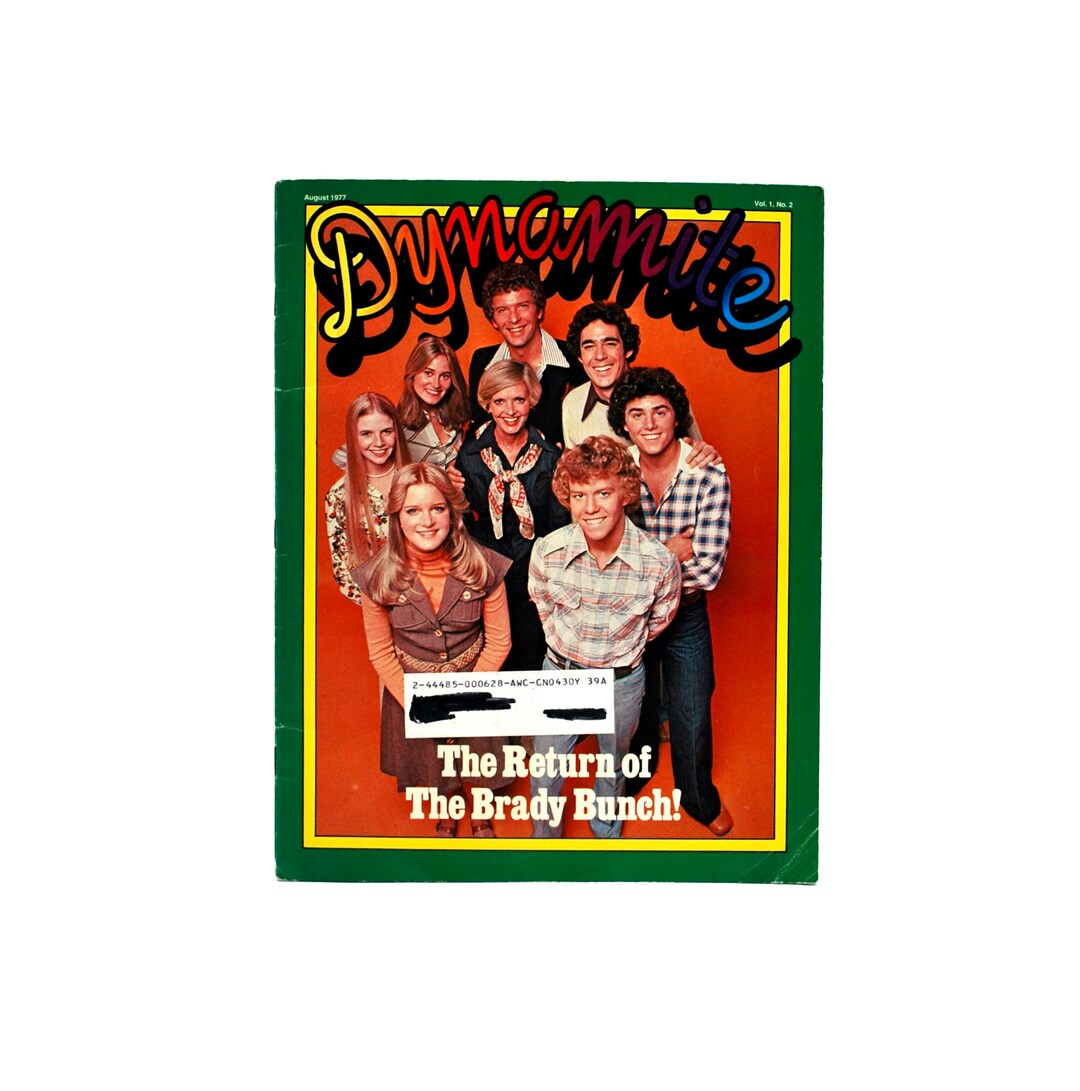 Dynamite Magazine the Return of the Brady Bunch! Aug 1977 Topps ...