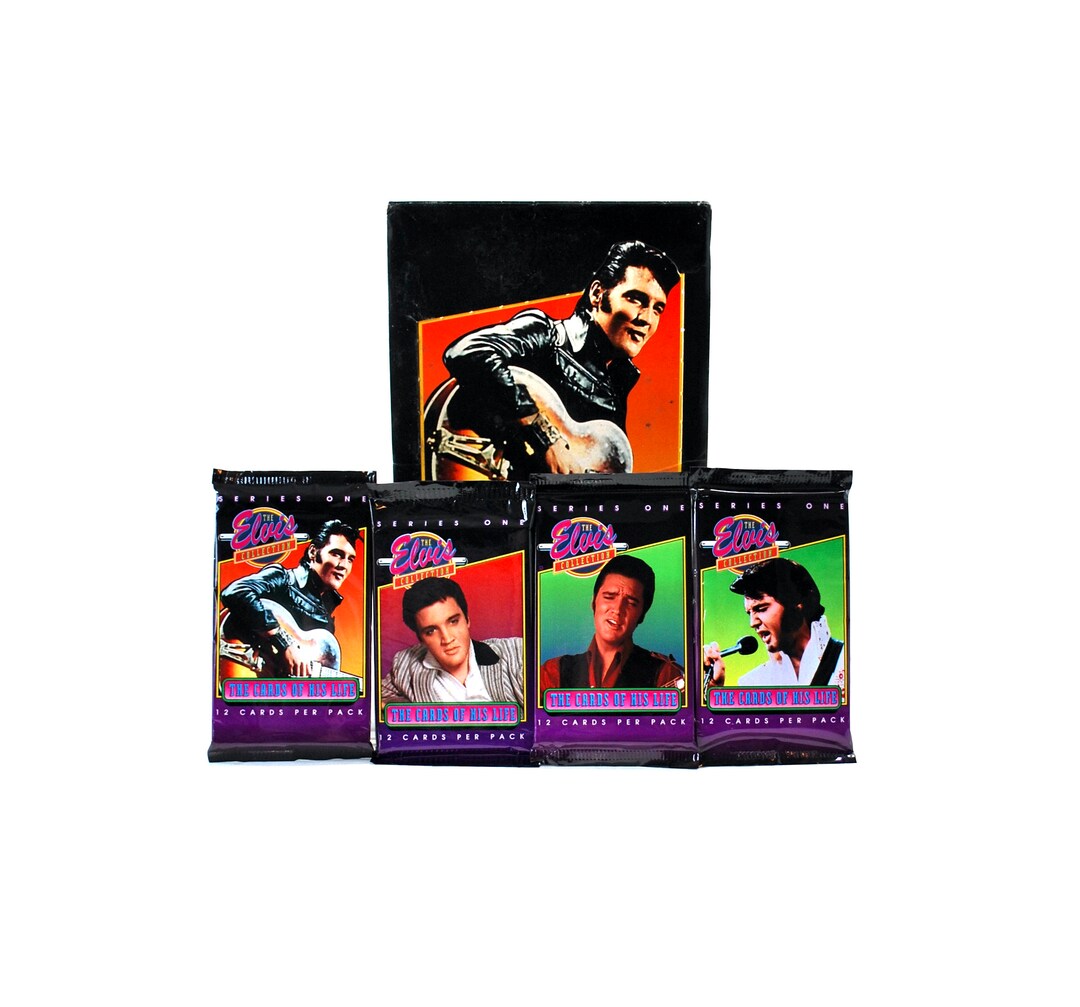4 Packs of Elvis Collection Trading Cards 1992 Series 1 - Etsy