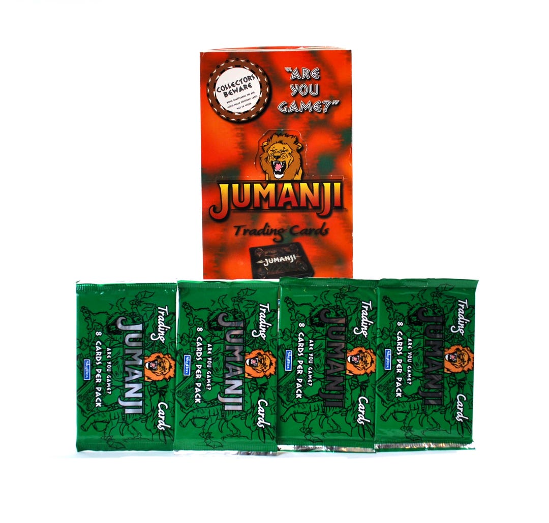 4 Packs Jumanji Trading Cards by Skybox 1995 Robin Williams - Etsy