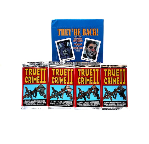 4 Packs of True Crime Trading Cards Series II by Eclipse - Etsy