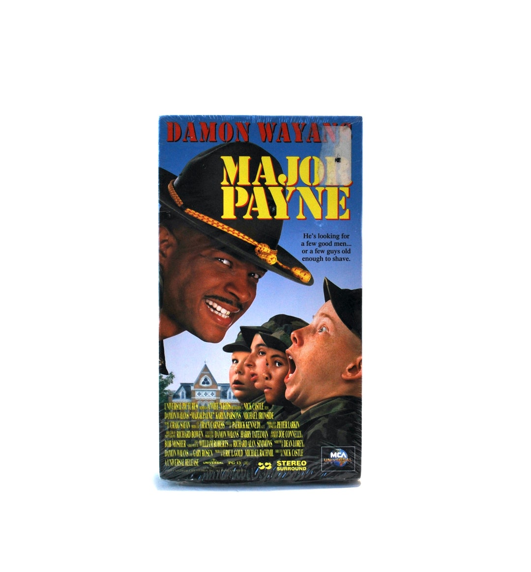 Major Payne Factory Sealed VHS Damon Wayans MCA - Etsy