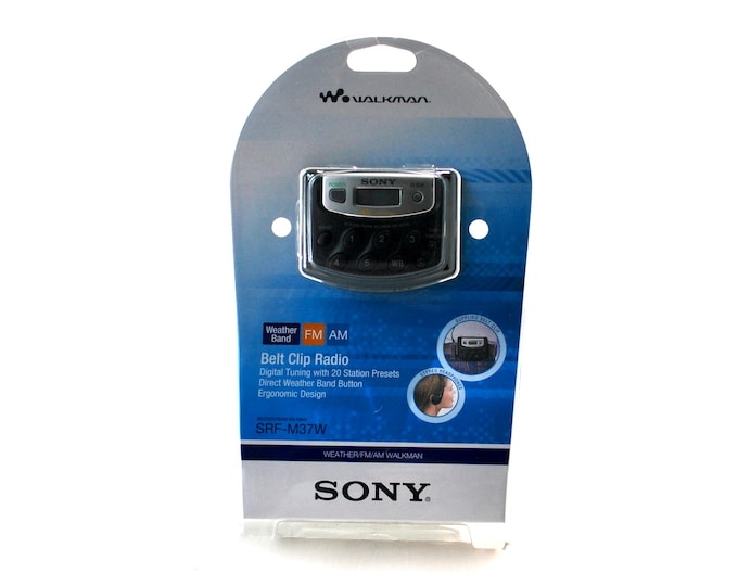 Sony Walkman Belt Clip Radio Factory Sealed SRF-M37W - Etsy