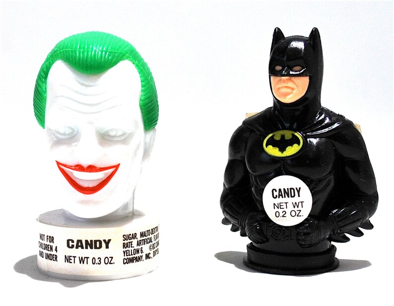 Batman and The Joker Candy Container Set | Etsy