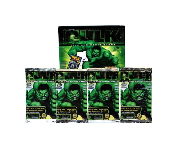 4 Packs of Incredible Hulk Film & Comic Cards by Upper Deck - Etsy