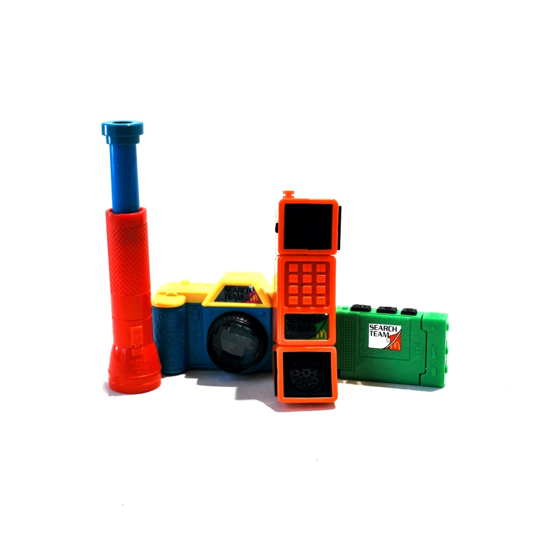 Indiana Jones Mystery of the Lost Arches Happy Meal Toy Set Camera ...