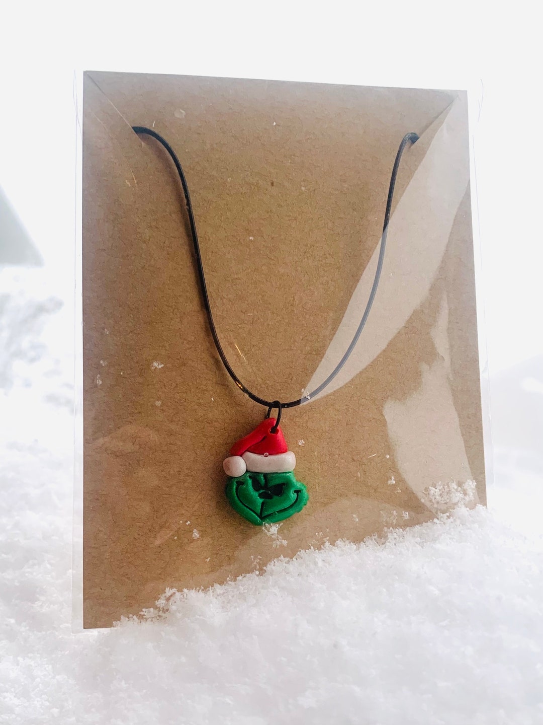 The Grinch Pendant Necklace - Etsy