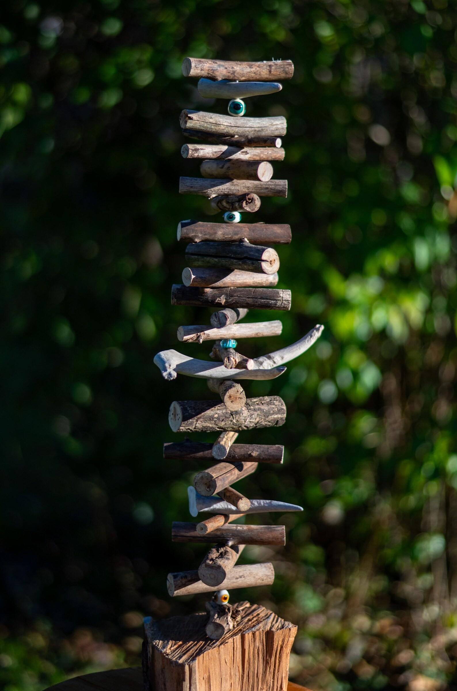 Standing Valhalla Ladders | Hand-crafted Rustic Sculpture | Viking ...