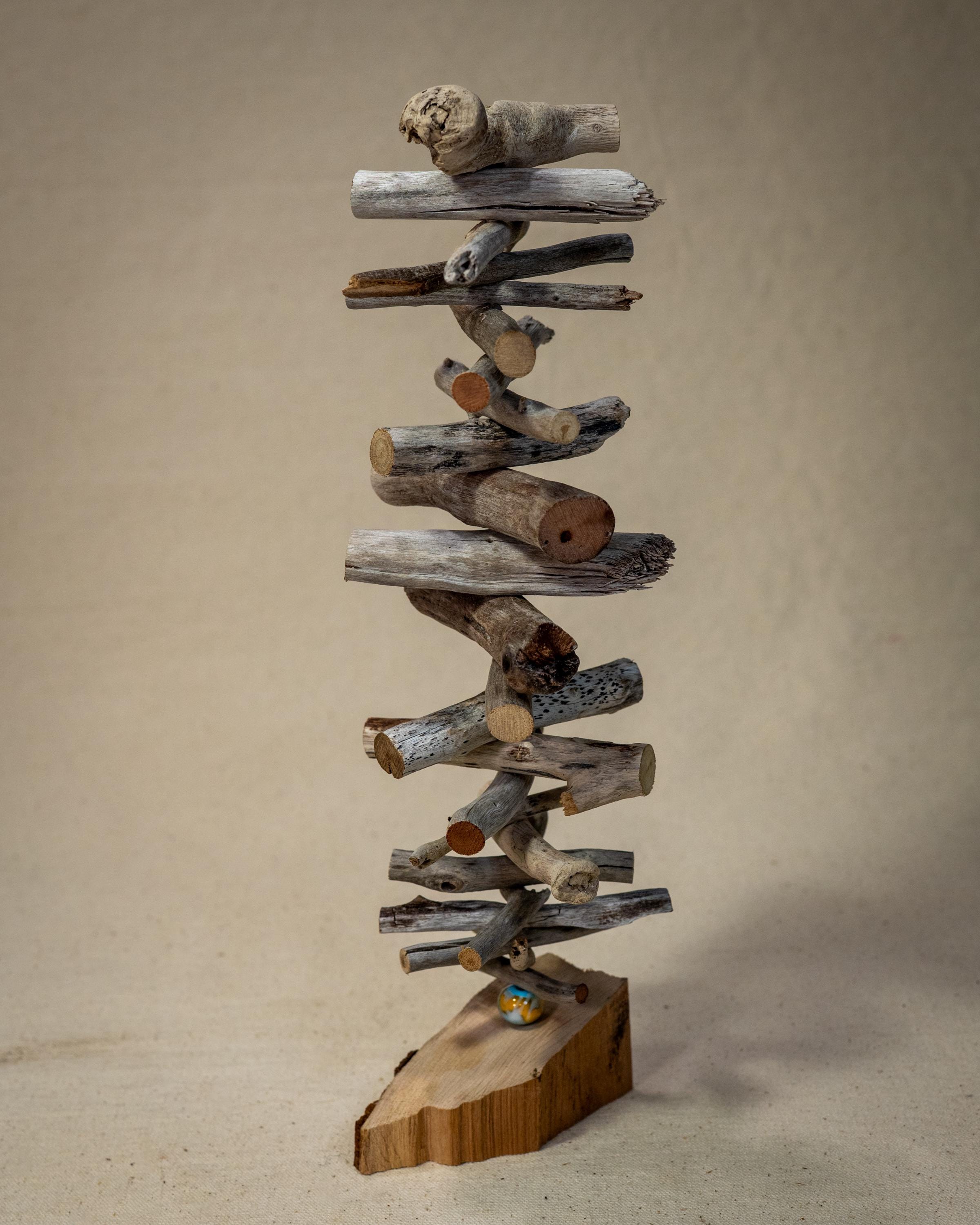 Standing Valhalla Ladders | Hand-crafted Rustic Sculpture | Viking ...