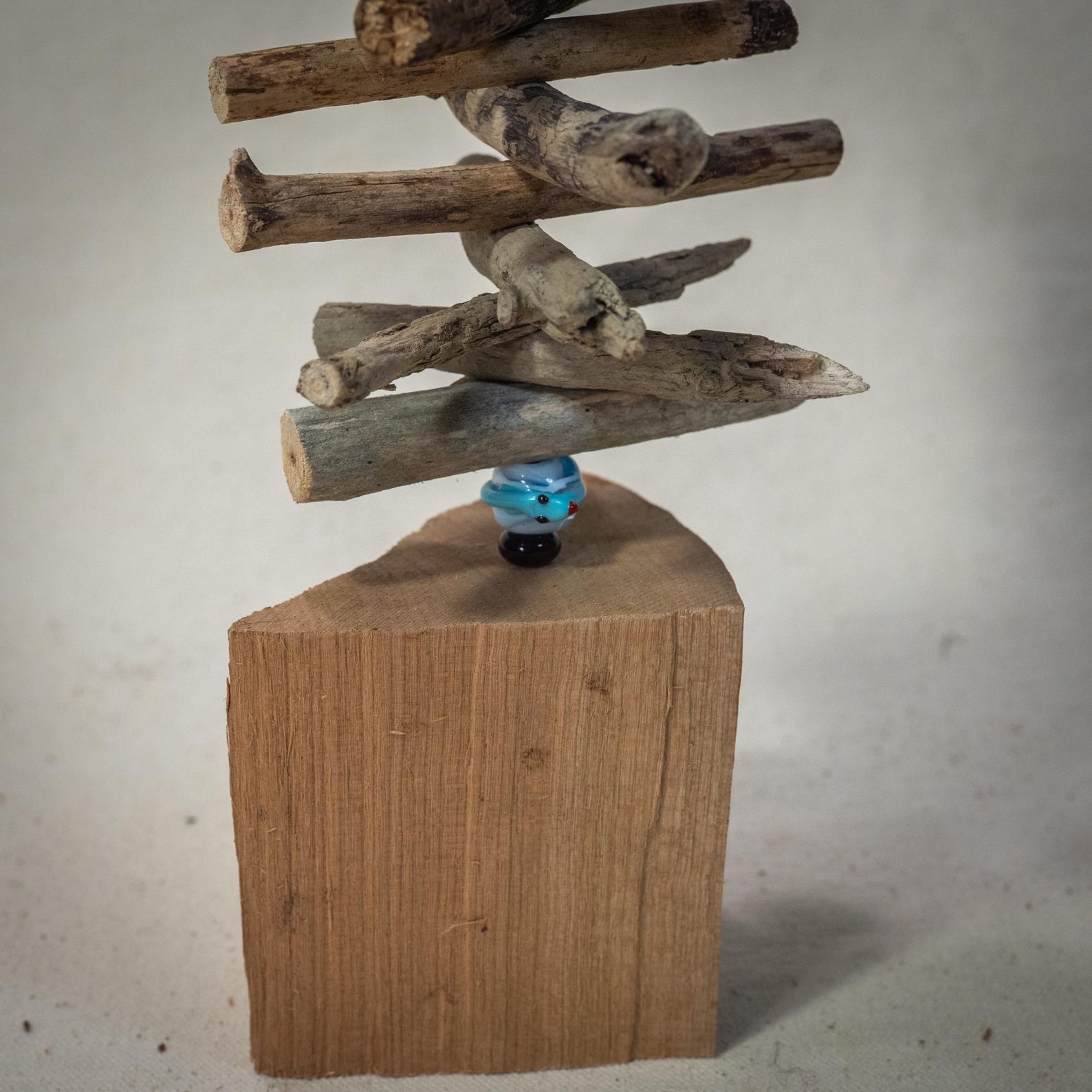 Standing Valhalla Ladders | Hand-crafted Rustic Sculpture | Viking ...