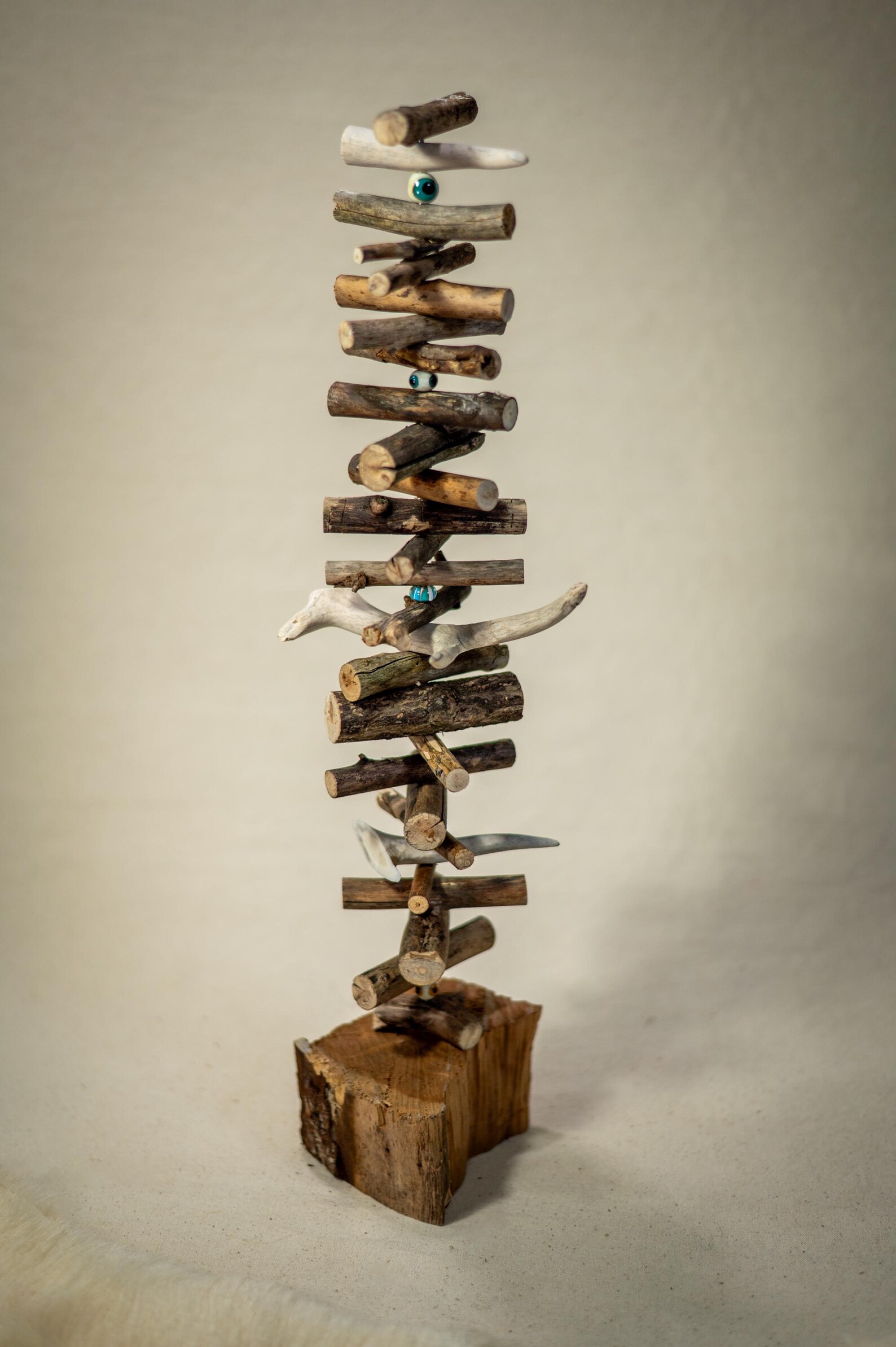 Standing Valhalla Ladders | Hand-crafted Rustic Sculpture | Viking ...