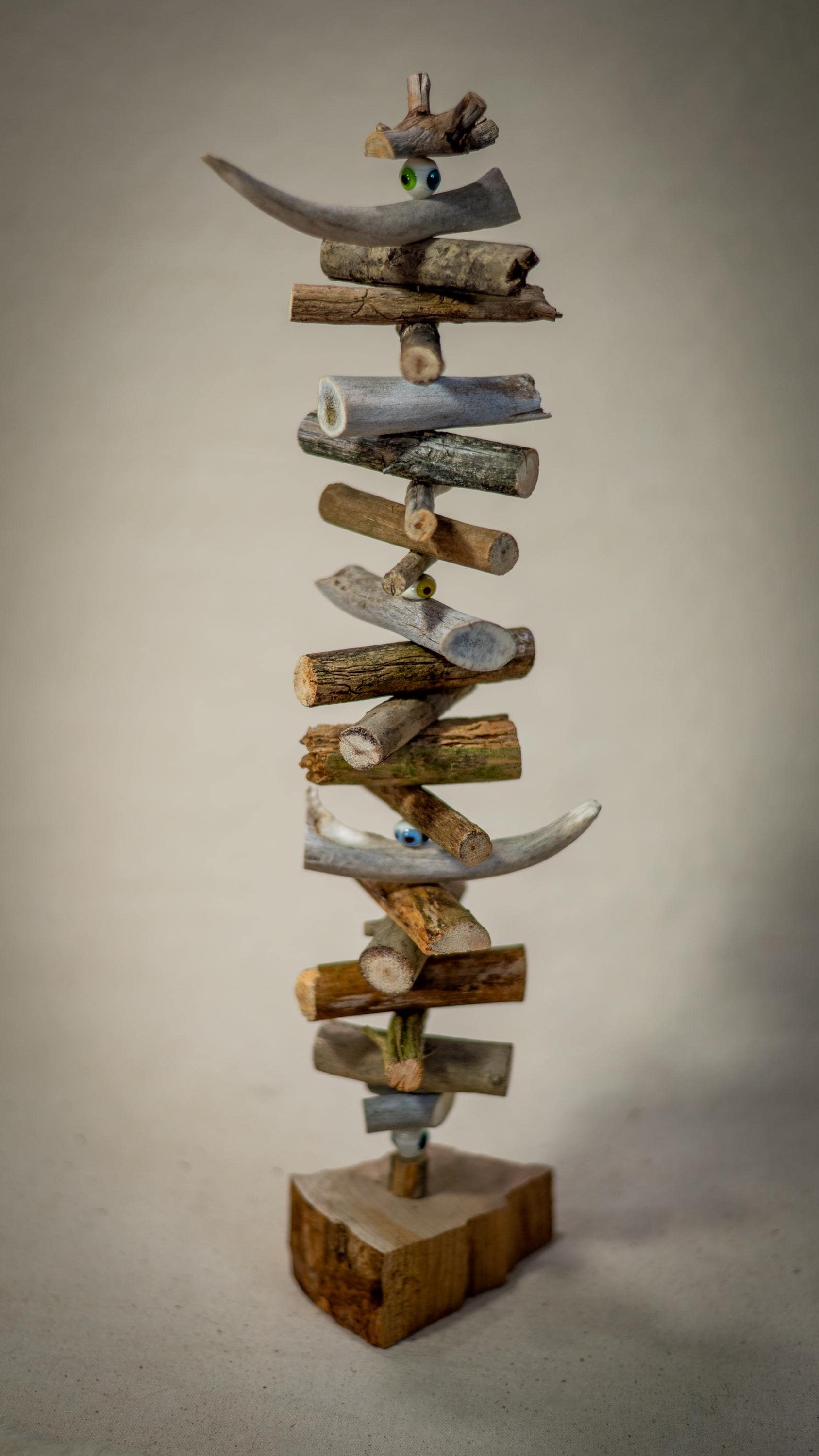 Standing Valhalla Ladders | Hand-crafted Rustic Sculpture | Viking ...