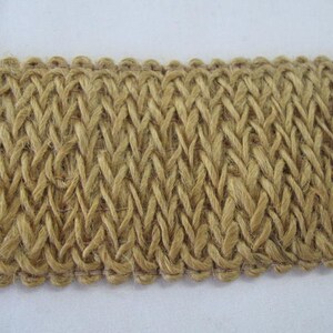 Wide Elastic Burlap Ribbon - Etsy