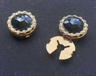 Rhinestone Button Covers | Etsy
