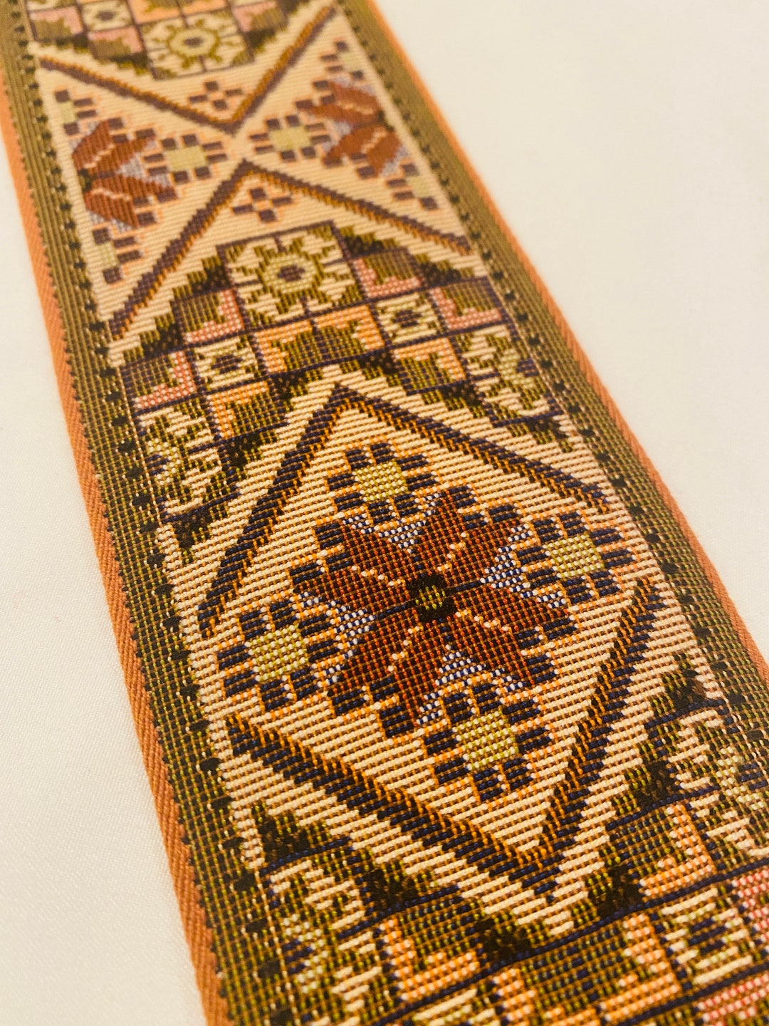 AZTEC VINTAGE EMBROIDERED Ribbon . - Etsy