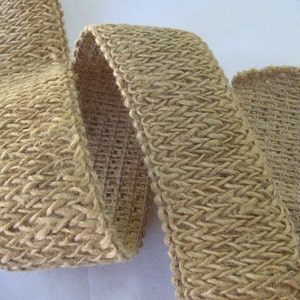 Wide Elastic Burlap Ribbon - Etsy