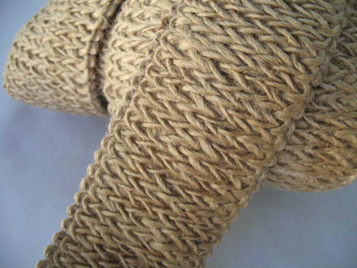 Wide Elastic Burlap Ribbon - Etsy