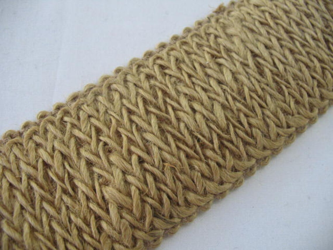 Wide Elastic Burlap Ribbon - Etsy