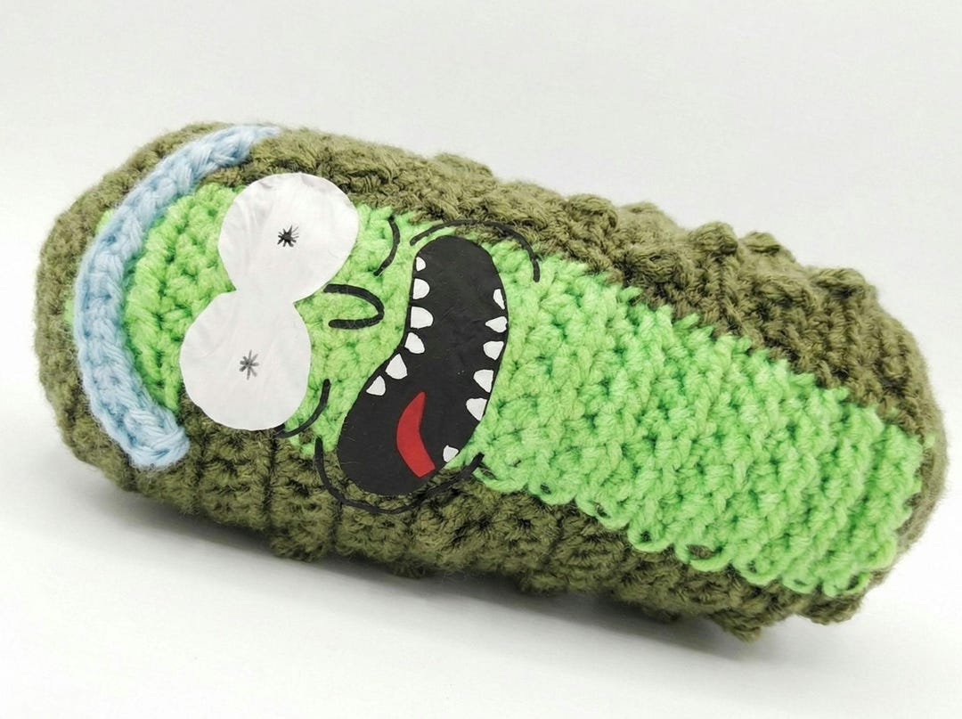 Crochet Pickle Rick Sanchez Plush - Etsy
