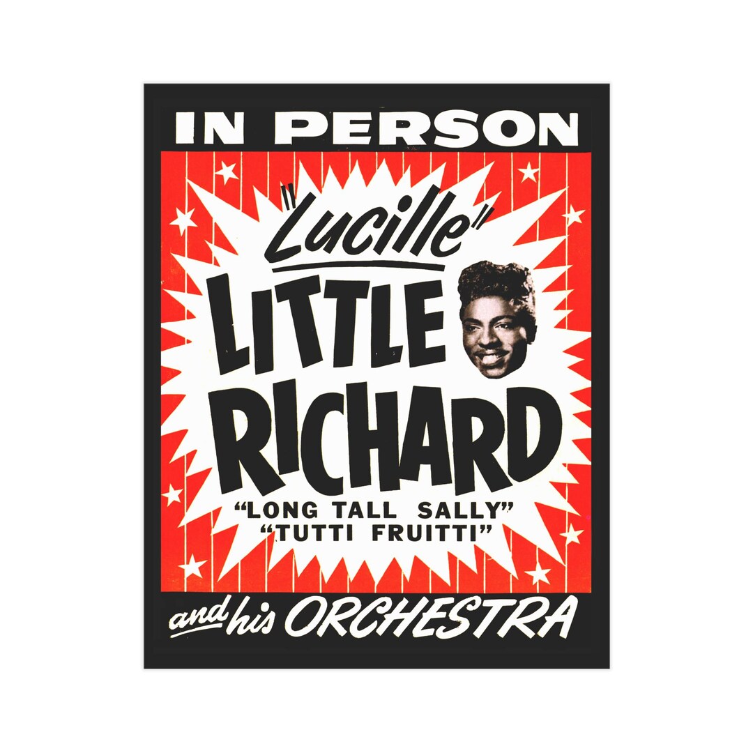 Little Richard Record Release Poster - Etsy