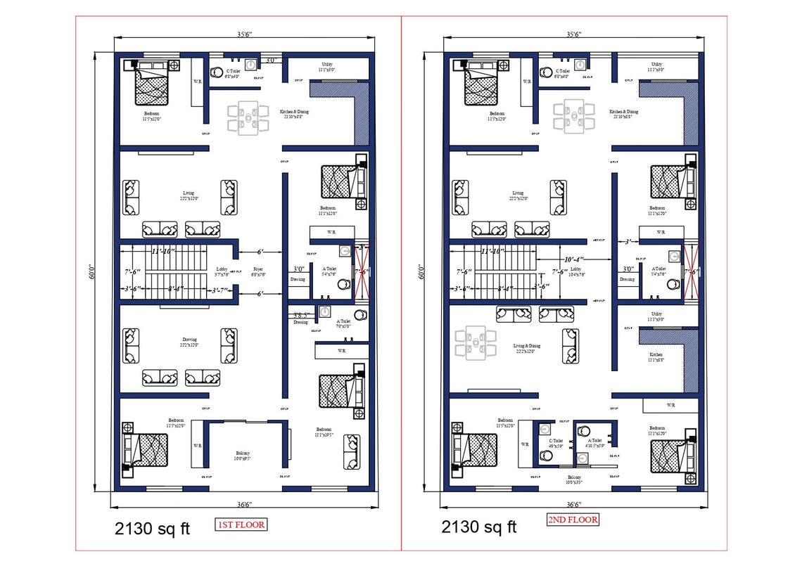 Custom Floor Plan Design: Architectural Drafting Service (PDF/JPEG ...
