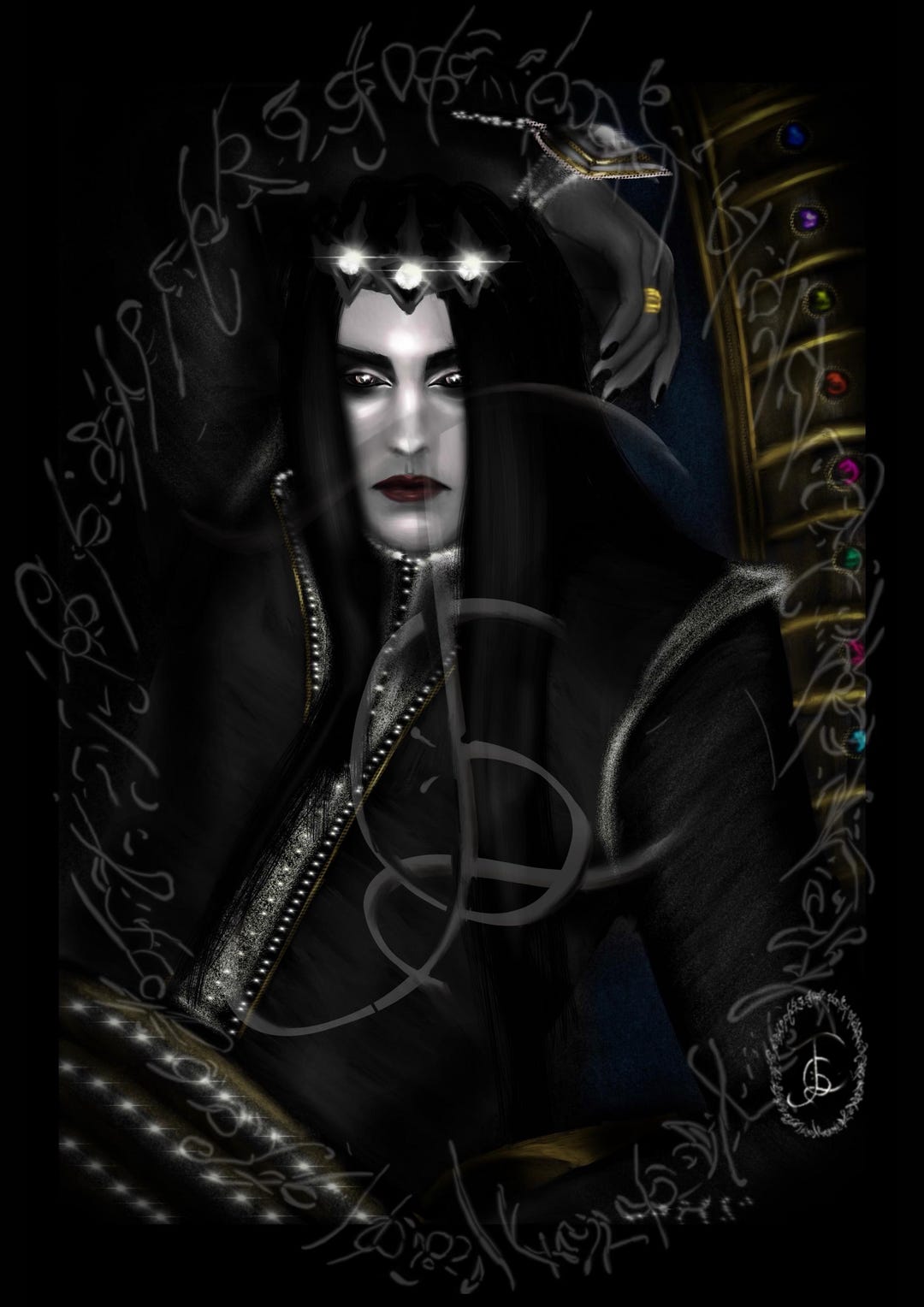 Morgoth Dark Lord | Digital Art | Silmarillion Illustration | Tolkien ...