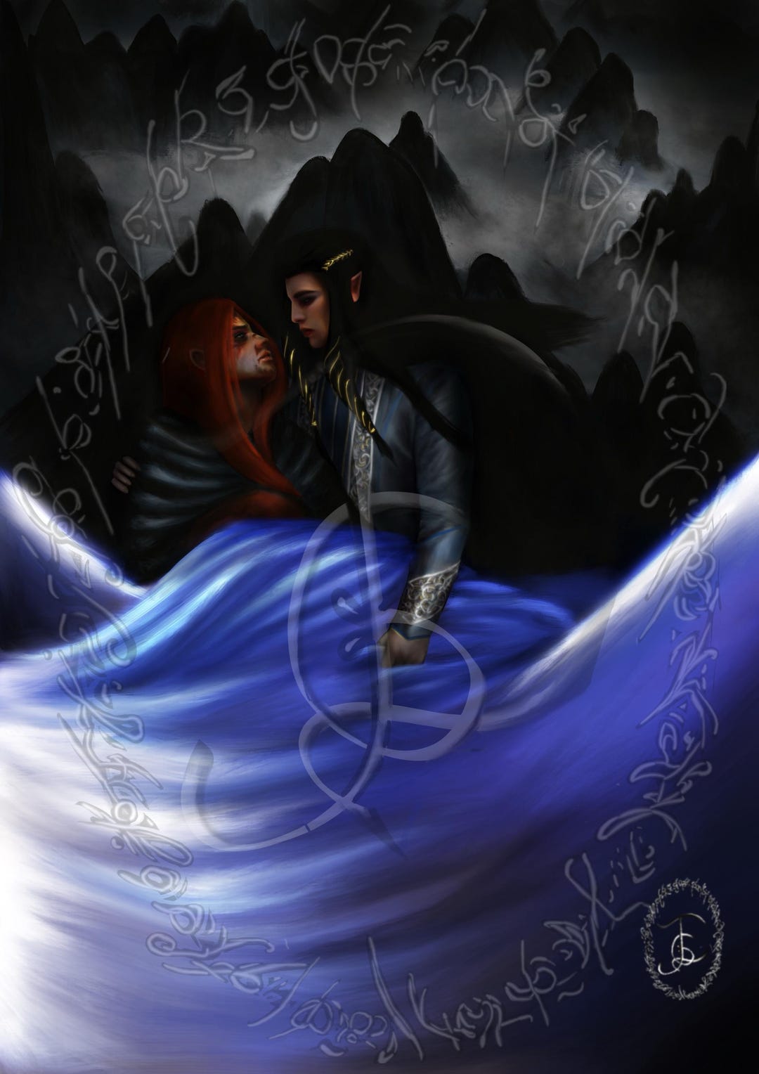 Fingon Rescues Maedhros | Cyber Week Tolkien Art - Etsy
