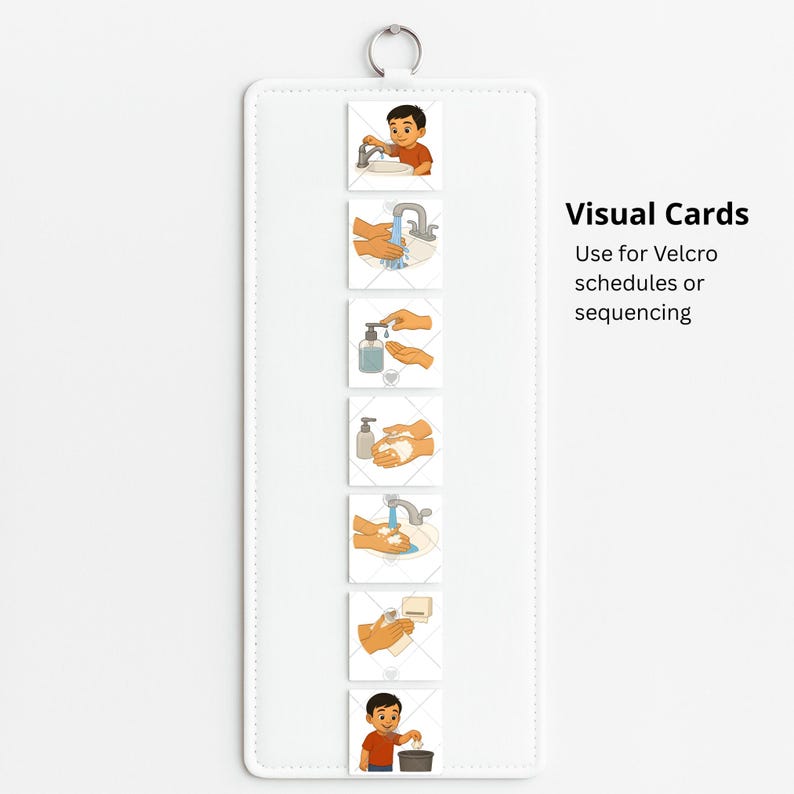 Hand Washing Visuals for Kids, Autism and Preschool, Hygiene Routine ...