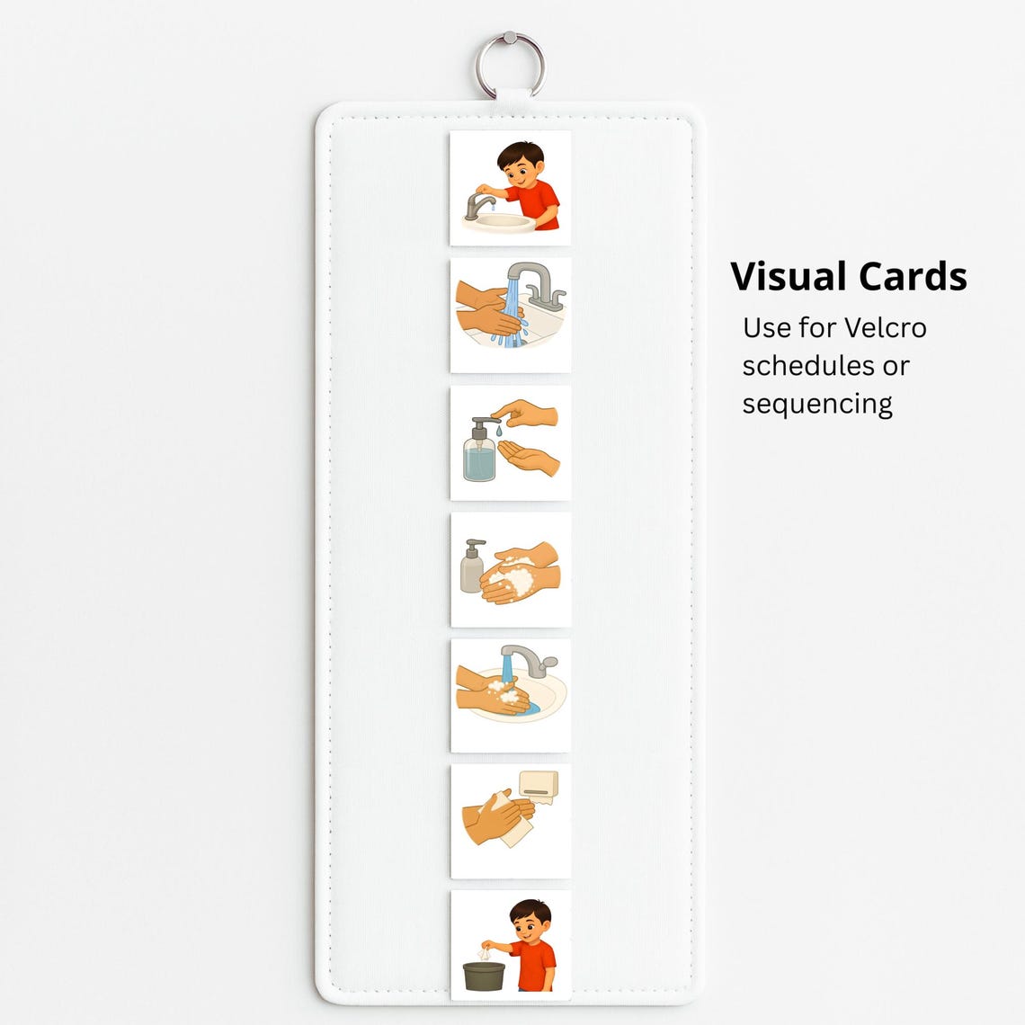 Hand Washing Visuals for Kids, Autism and Preschool, Hygiene Routine ...
