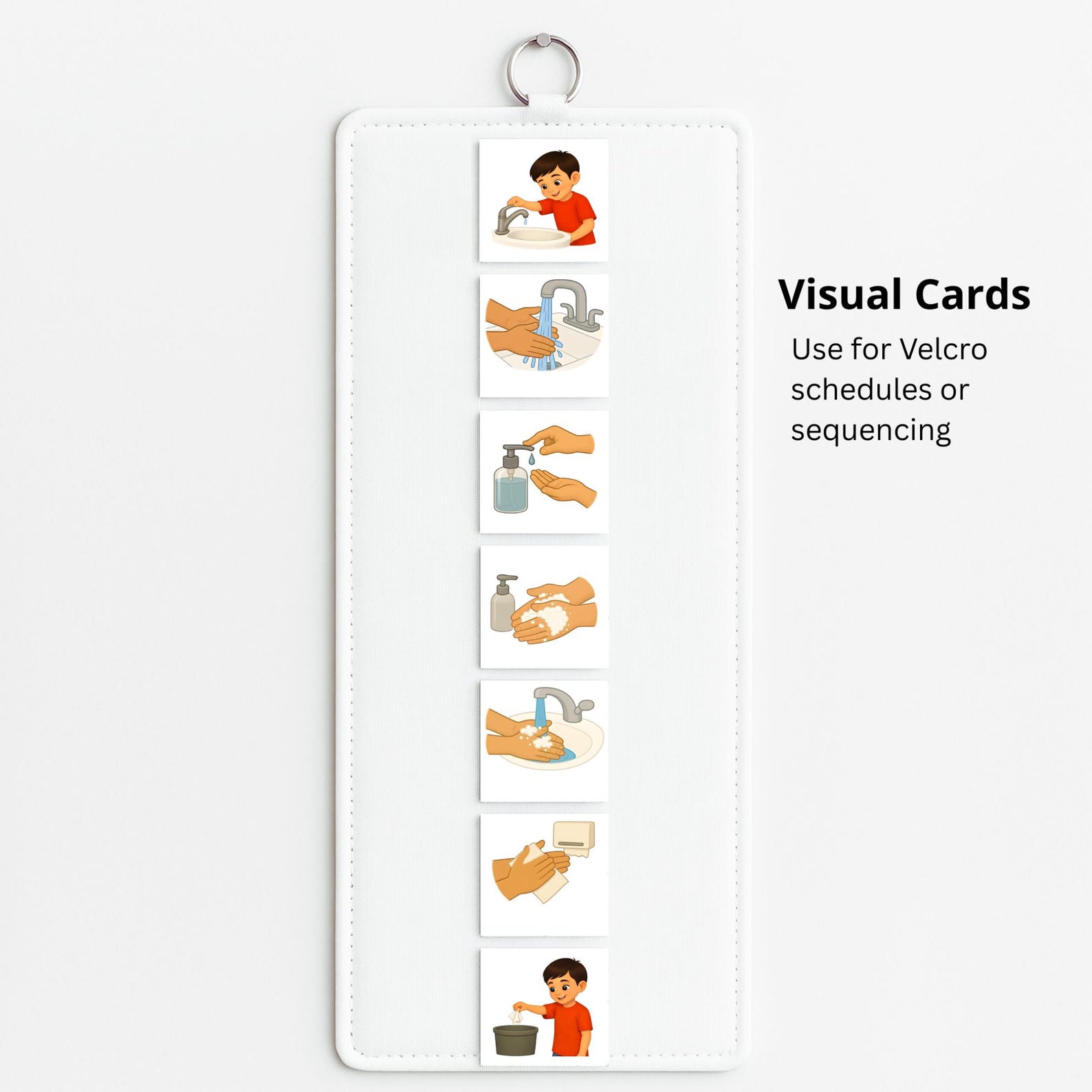 Hand Washing Visuals for Kids, Autism and Preschool, Hygiene Routine ...