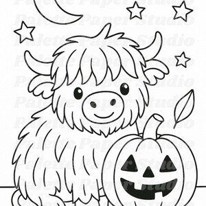 Cow Halloween Coloring Pages: 20 Furry Designs (digital Download) - Etsy