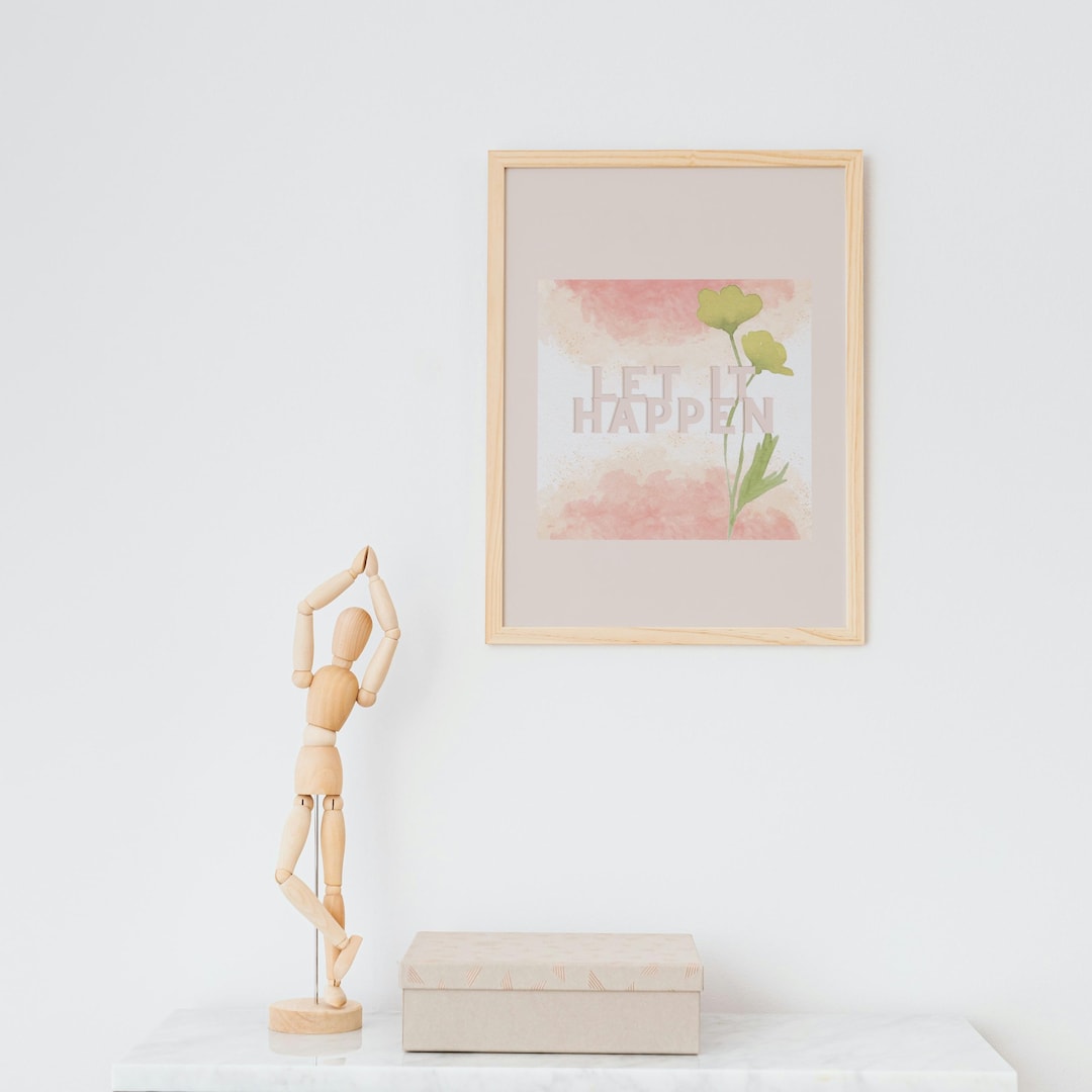 Boho Inspirational Quote Poster Set: Minimalist Home Office Decor ...