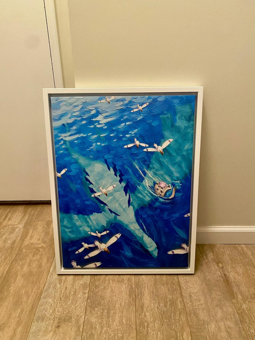 Realistic Pokémon-inspired Ocean Art – Lugia, Lapras & Ditto Acrylic ...
