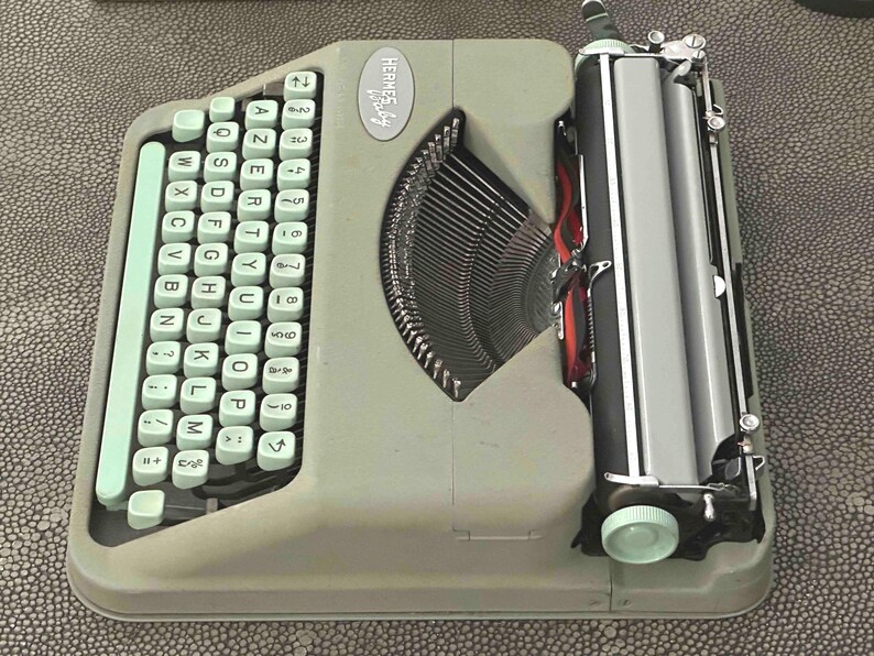 Hermes Baby Typewriter With Azerty Layout, 1956, Made in Switzerland ...