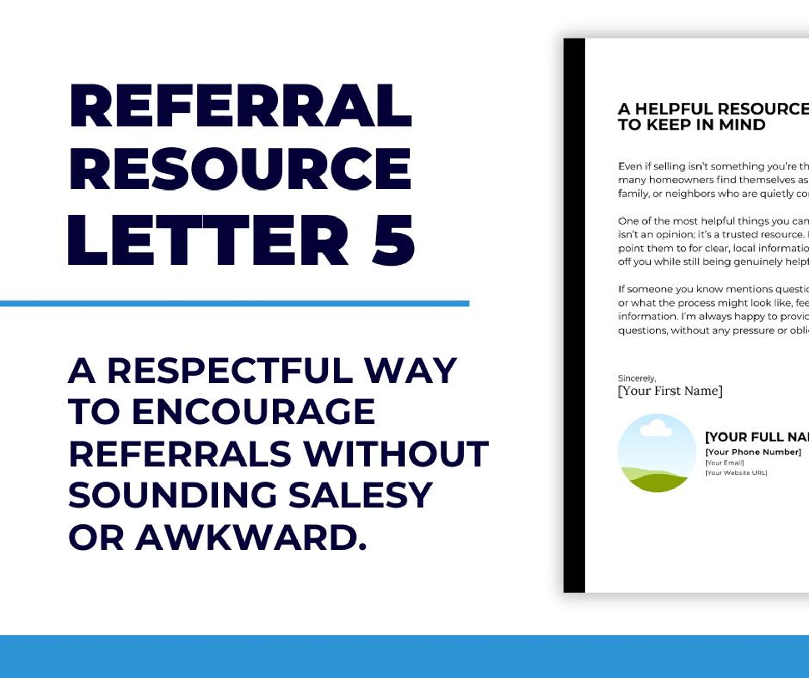 Seller Farming Letter System | 5 Evergreen Real Estate Letters | Canva ...