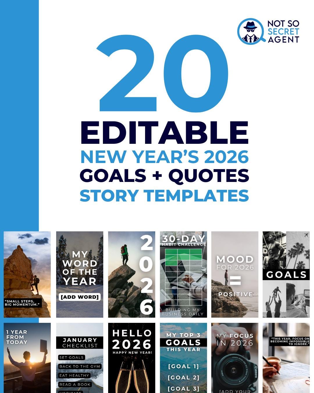 New Years Canva Templates Editable Social Media Posts Modern New Year ...
