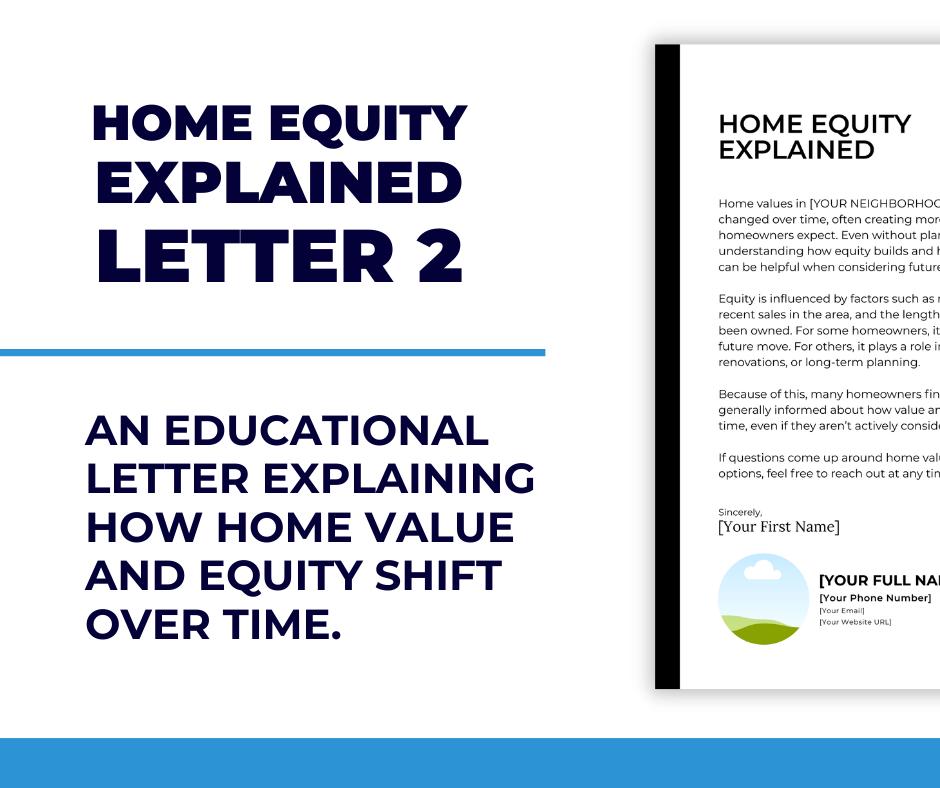 Seller Farming Letter System | 5 Evergreen Real Estate Letters | Canva ...