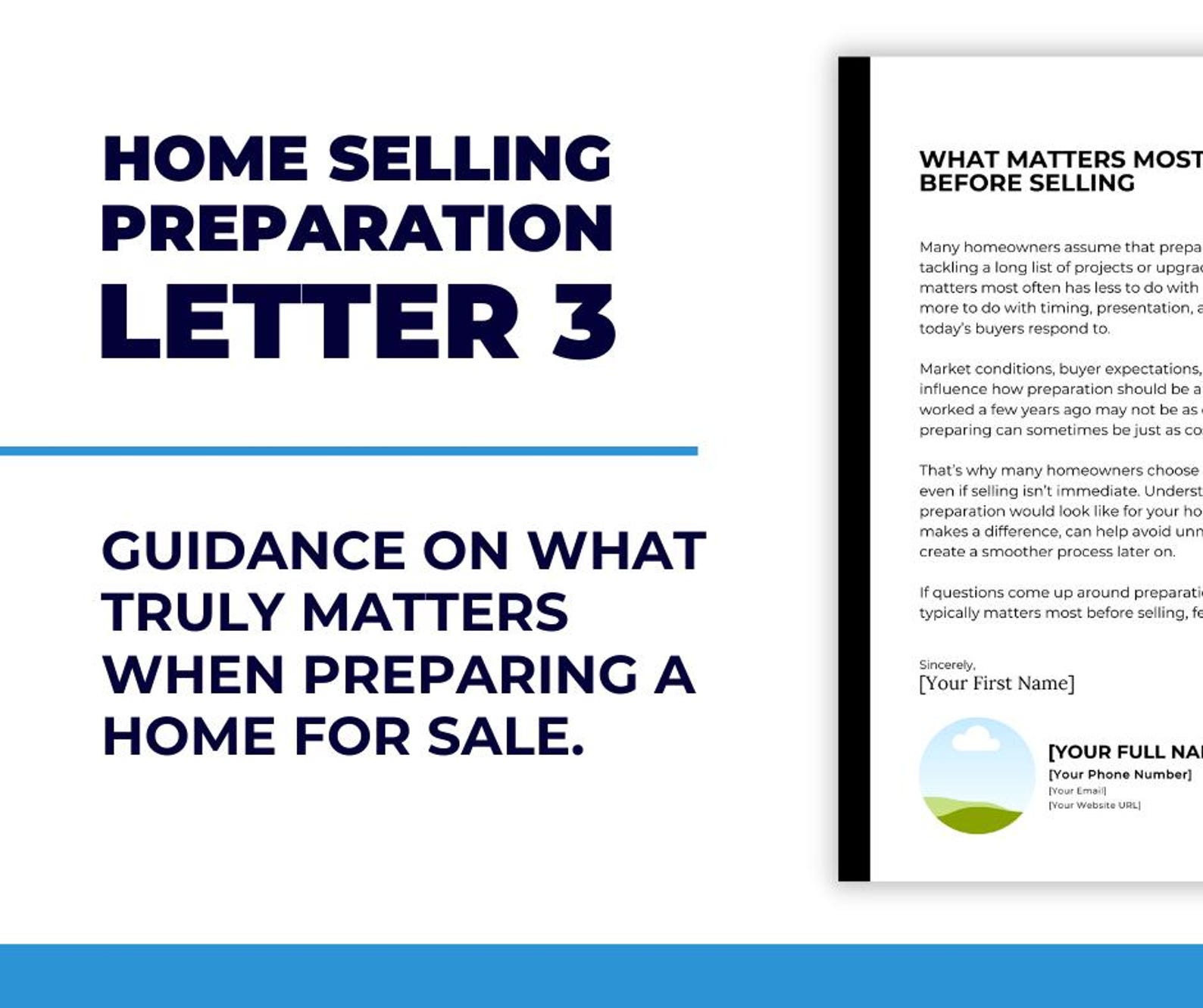 Seller Farming Letter System | 5 Evergreen Real Estate Letters | Canva ...