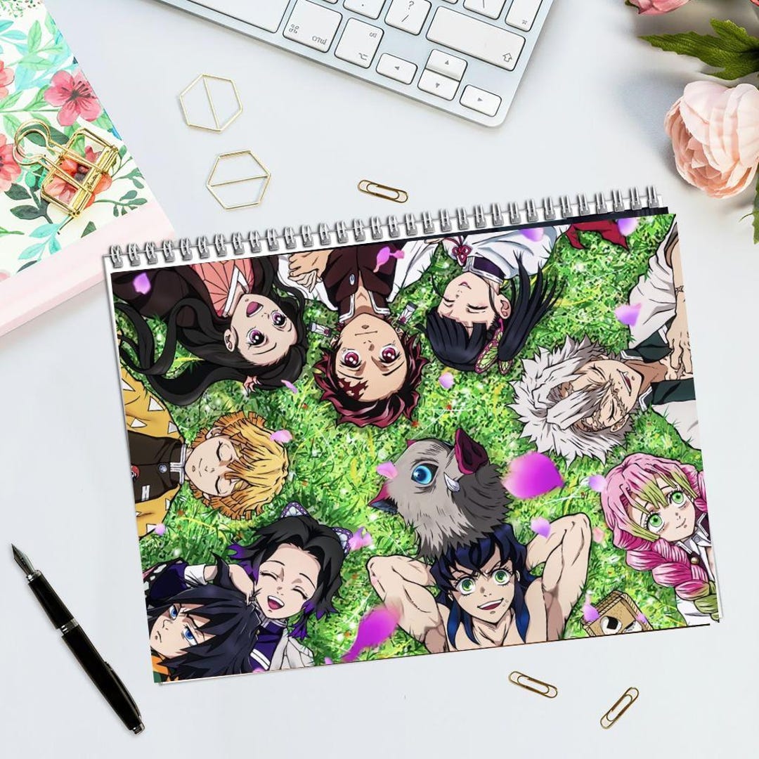 Demon Slayer 2026 Wall Calendar, Tanjiro, Nezuko, Zenitsu, Inosuke ...