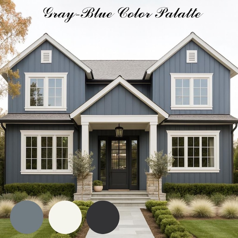 Scandinavian Grey Blue - Etsy