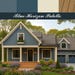 Blue Horizon Color Palette for Modern Exterior Design (sherwin Williams ...
