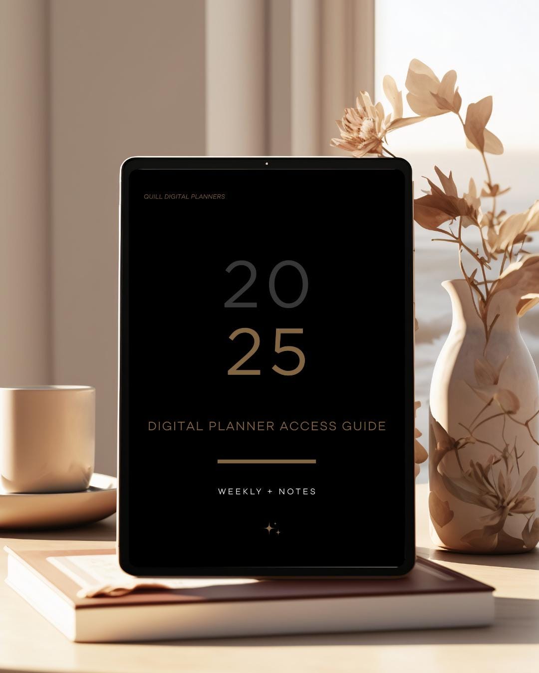 2025 Minimalist Digital Planner | Undated Daily Weekly Monthly Layouts ...