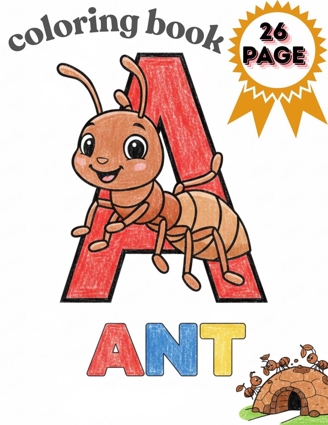 A–Z Animal Coloring Pages | 26 Printable Alphabet Animal Sheets | Fun ...