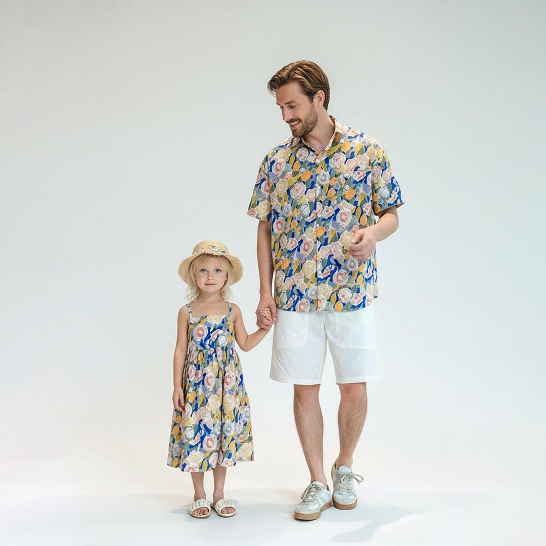 Daddy and Me Hawaiian Outfits: Father Son Matching Shirts Daddy ...
