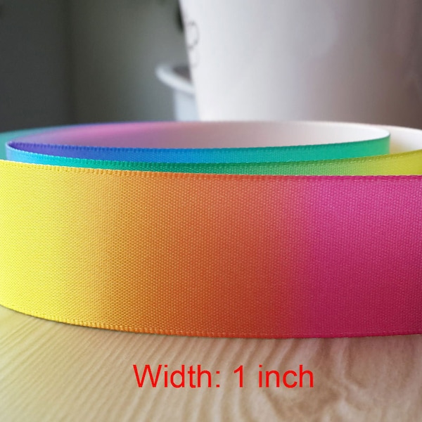 Rainbow Ribbon - Etsy