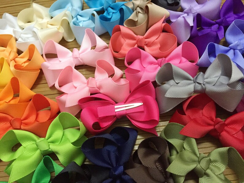 Set of 20 3 Inch Baby Hair Bow.. 3 Inch Baby Girls Bow Sets - Etsy