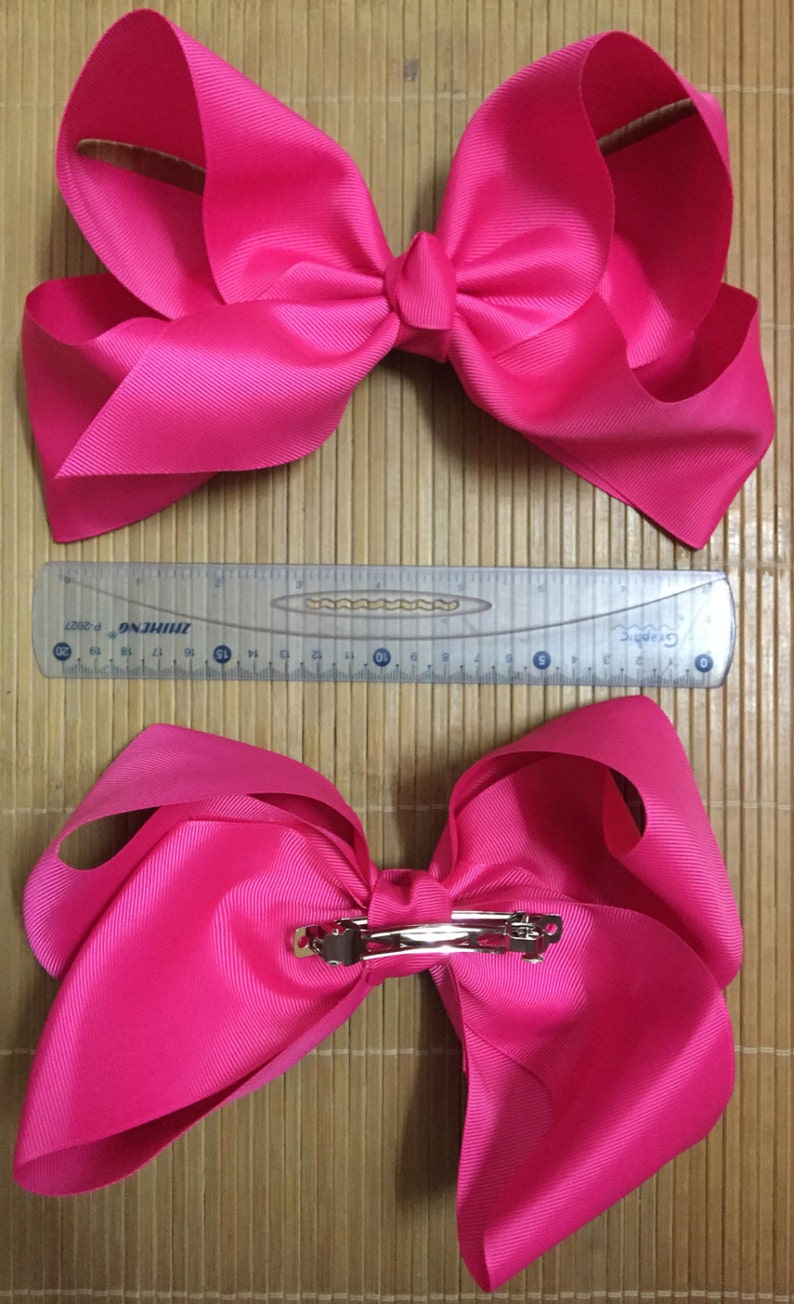 Set of 20 8 Hair Bows Girl Large very Large Bows - Etsy