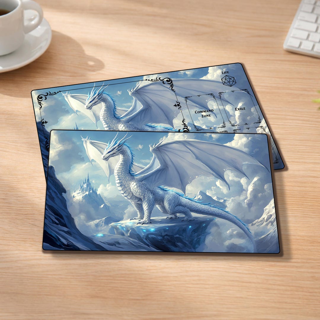 MTG Playmat ,dragon Commander Playmat for TCG, 24"x14"& 31''X15.5 ...